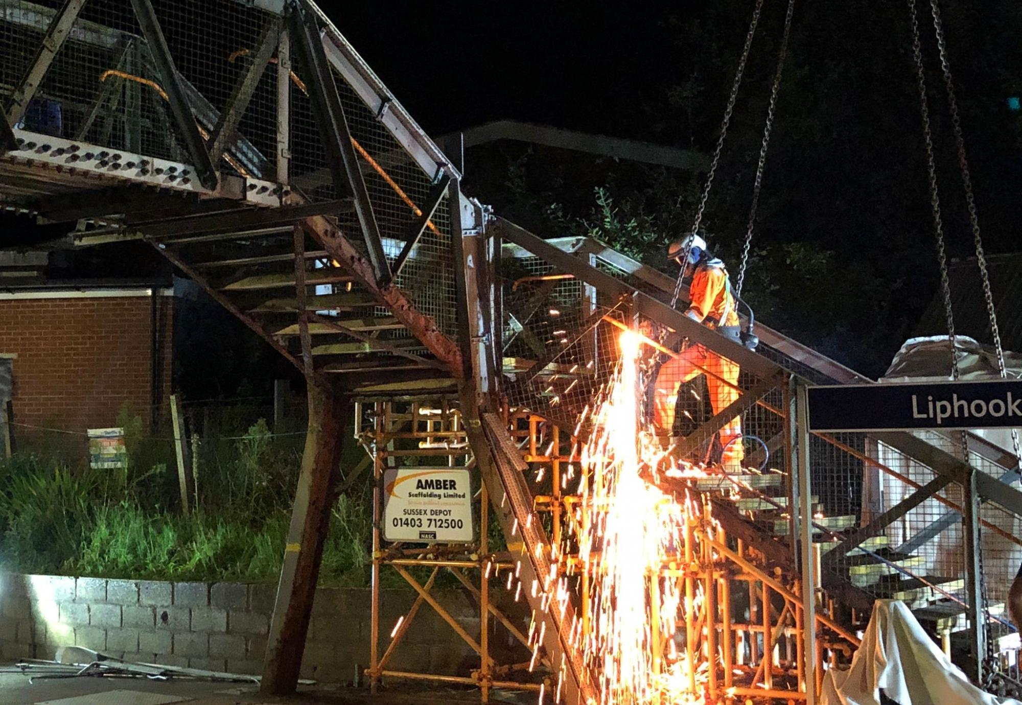 Network Rail: Liphook station unveils new footbridge | Rail News