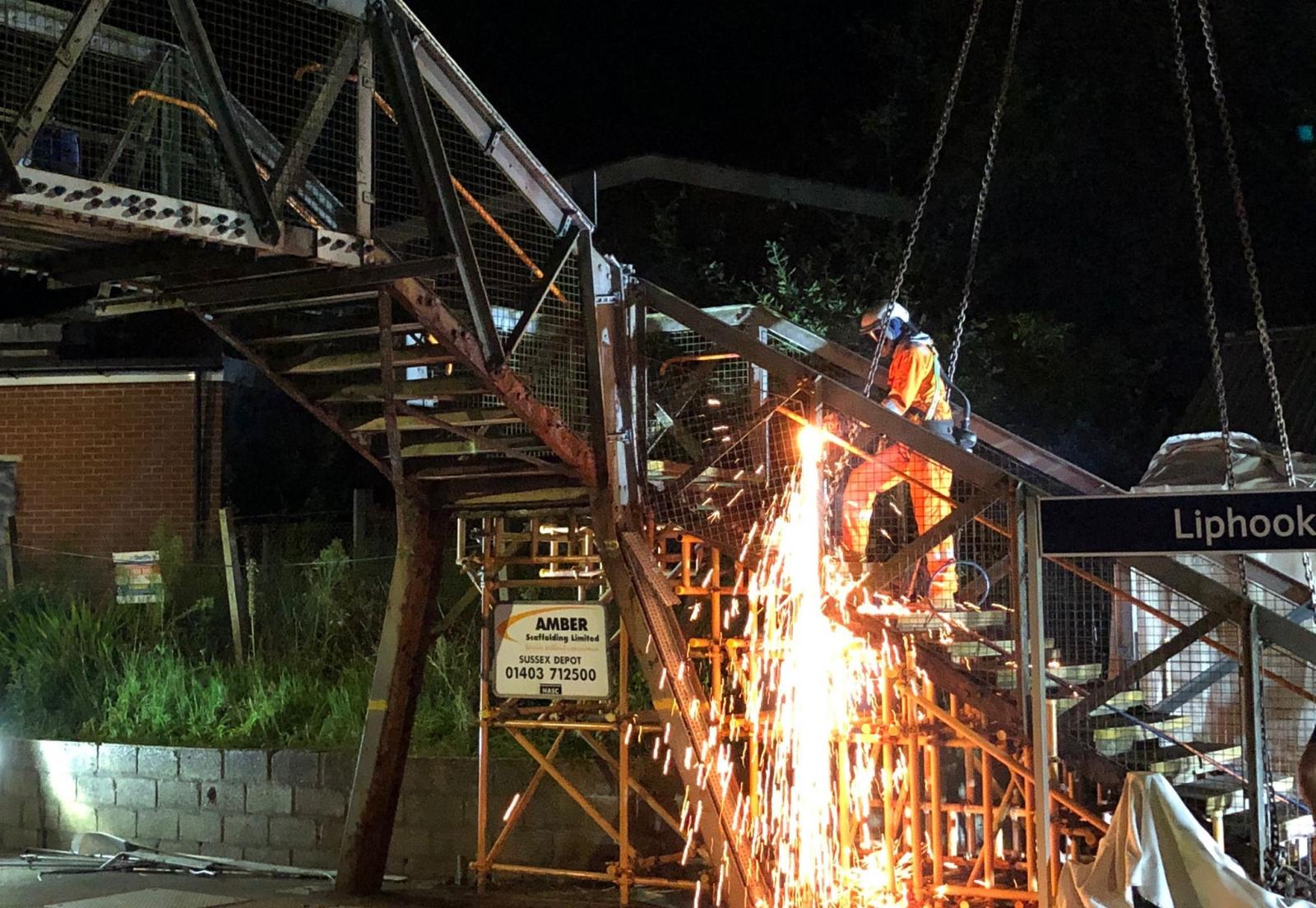 Network Rail: Liphook station unveils new footbridge | Rail News