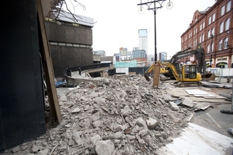 New Street demolition works